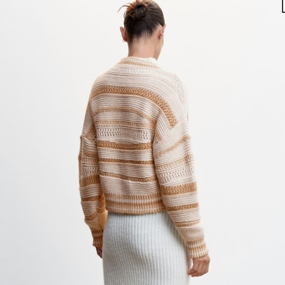 Mango | Sweaters | Mango Combined Knit Cardigan | Poshmark